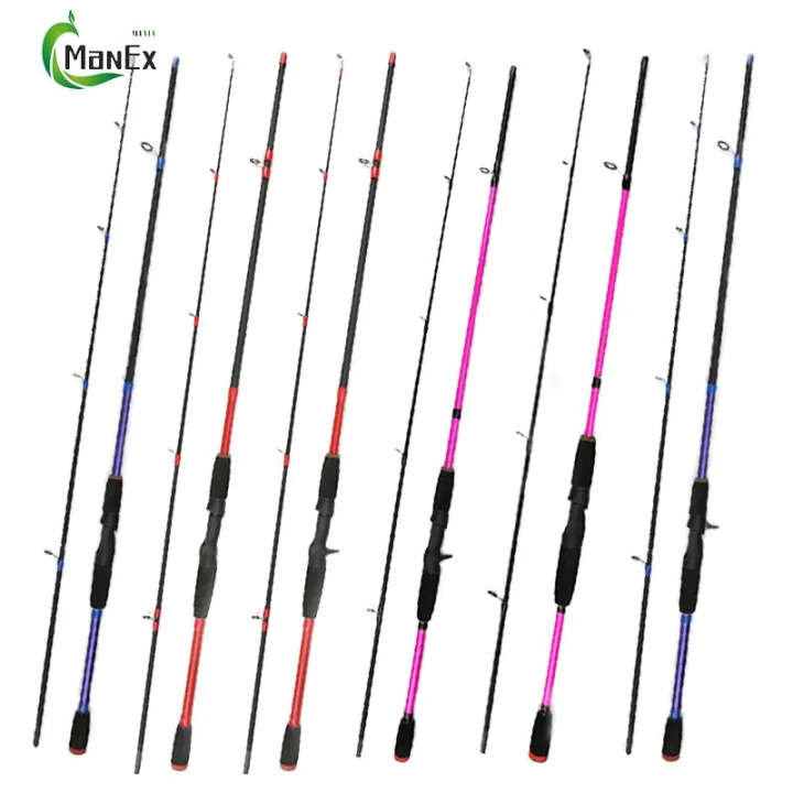 MANEX Ultra Light Casting Spinning Fishing Rod Pole for Sea Saltwater ...