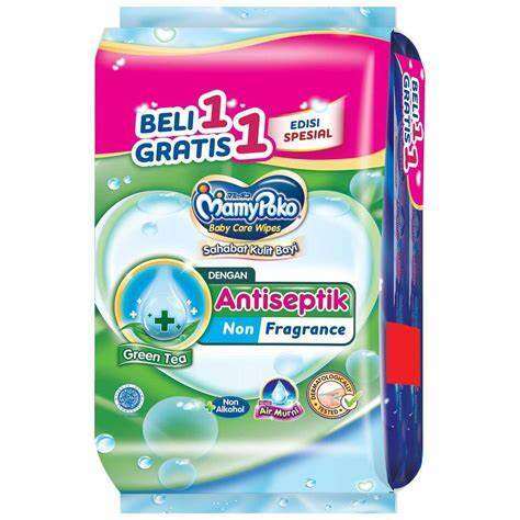 mamy poko tisu / tissue basah mamy poko non parfum / parfum 50S BELI 1 ...