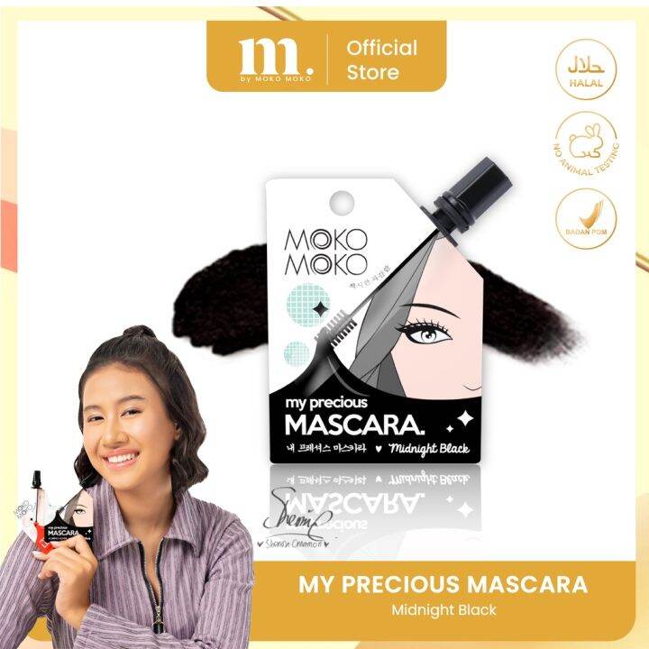 Moko Moko My Precious Mascara Midnight Black | Lazada Indonesia