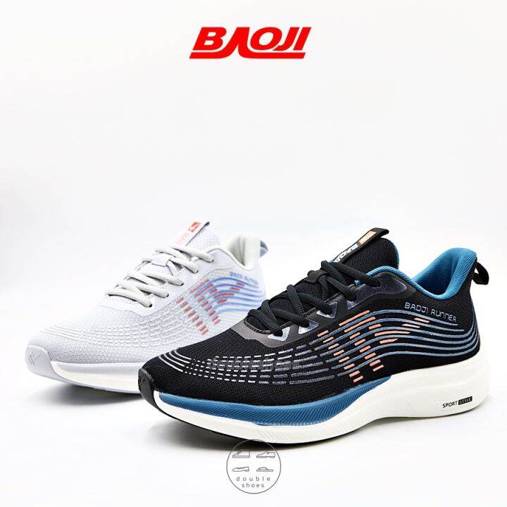 BAOJI รองเท้าวิ่ง รองเท้าผ้าใบชาย พื้นโฟม รุ่น BJM667 (ROAD RUNNER ...
