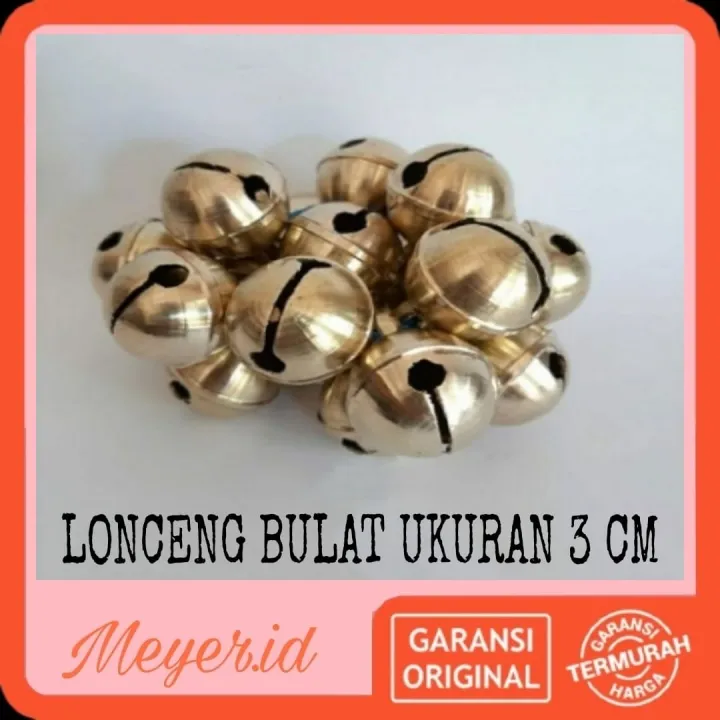[COD] LONCENG BULAT (KUNINGAN) UKURAN 3 CM BESAR/JUMBO - klinting ...