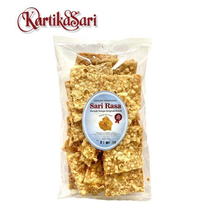Kartika Sari Keripik Tempe Original Kotak - Sari Rasa | Lazada Indonesia