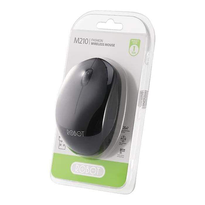 Mouse Robot Wireless M210 optical black usb Mouse Bluetooth | Lazada ...