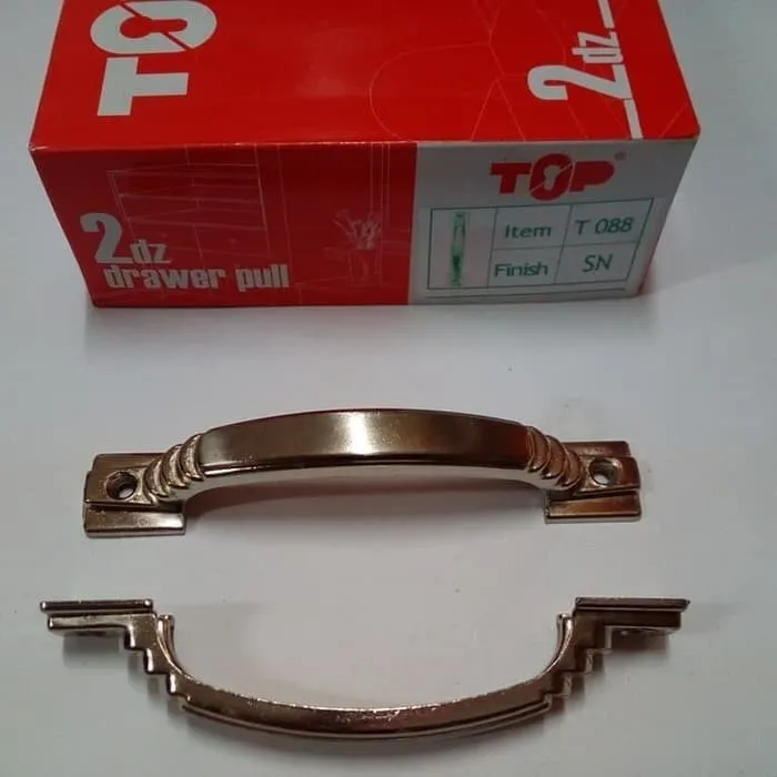 Pegangan handel laci Top T 088 Silver Tarikan Daun Jendela Lemari ...