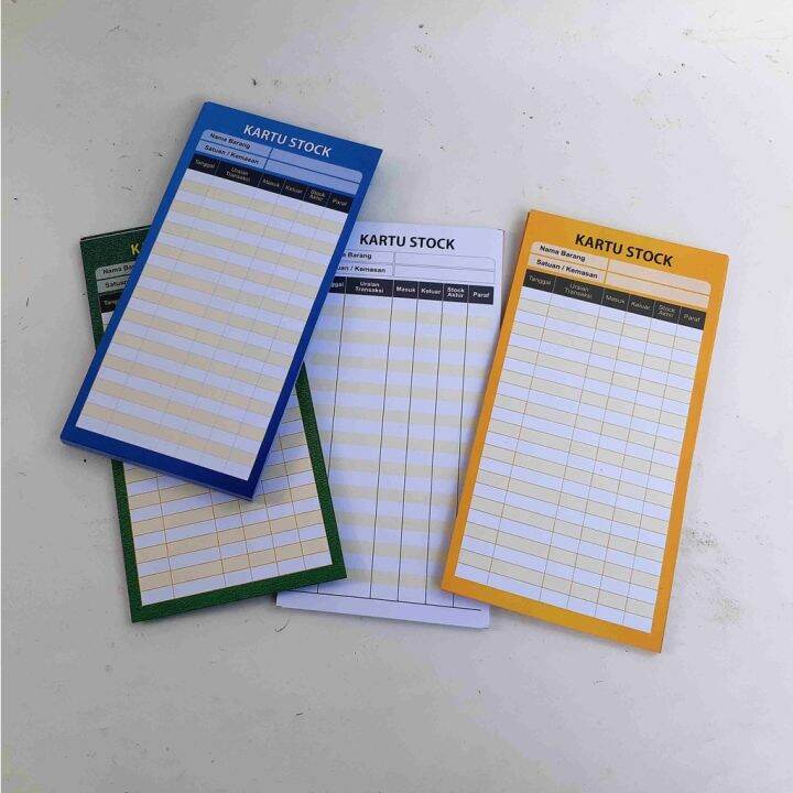 Termurah (kemasan isi 10 lembar) - Kartu Stock Obat, Kartu Stok, Kartu ...