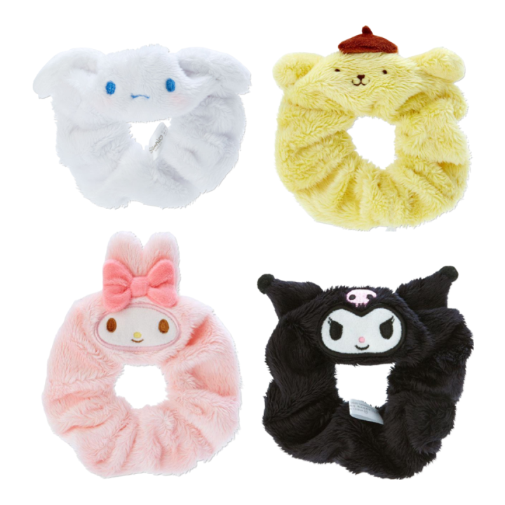 Kuromi My Melody Sanrio Fluffy Mascot Scrunchie | Lazada PH
