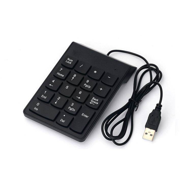 USB Wire Numeric Keypad Numpad 18 Keys Small-Size Digital Keyboard For ...