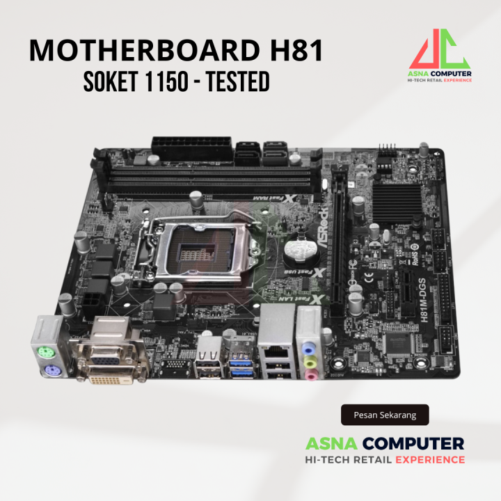 Motherboard H81 Soket 1150 DDR3 Core i Gen 4 Mainboard H81 Mobo H81 ...