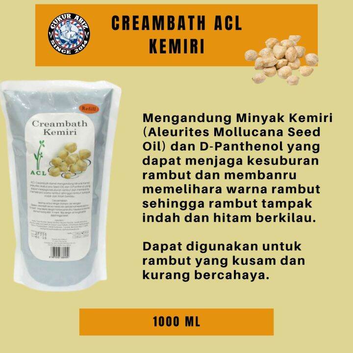 Creambath ACL kemiri 1000 ml | Lazada Indonesia