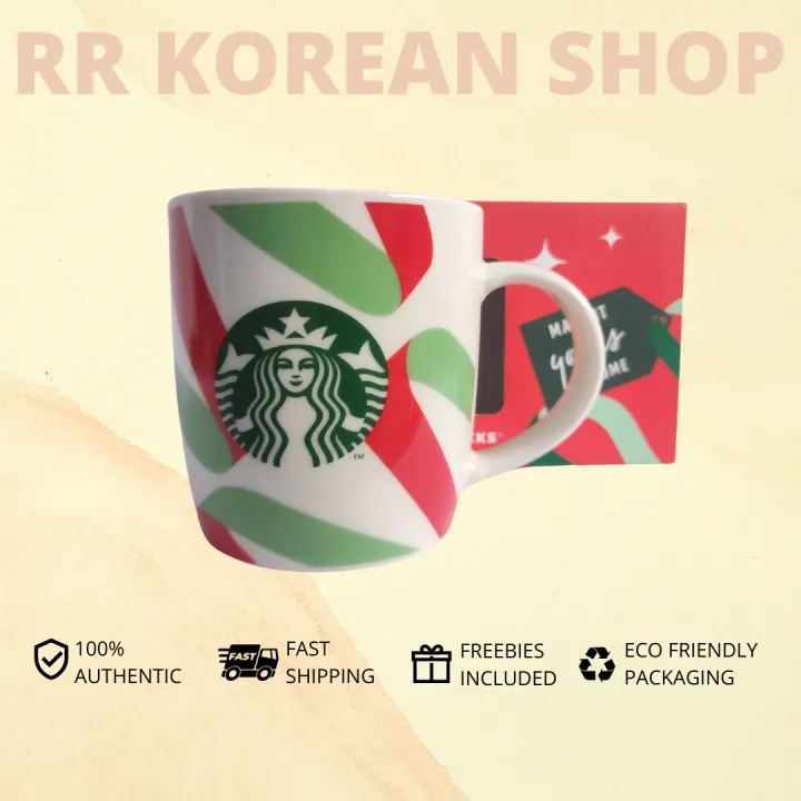 [ORIGINAL] Starbucks Festive Mug 2021 Limited Edition from Korea 370ml ...