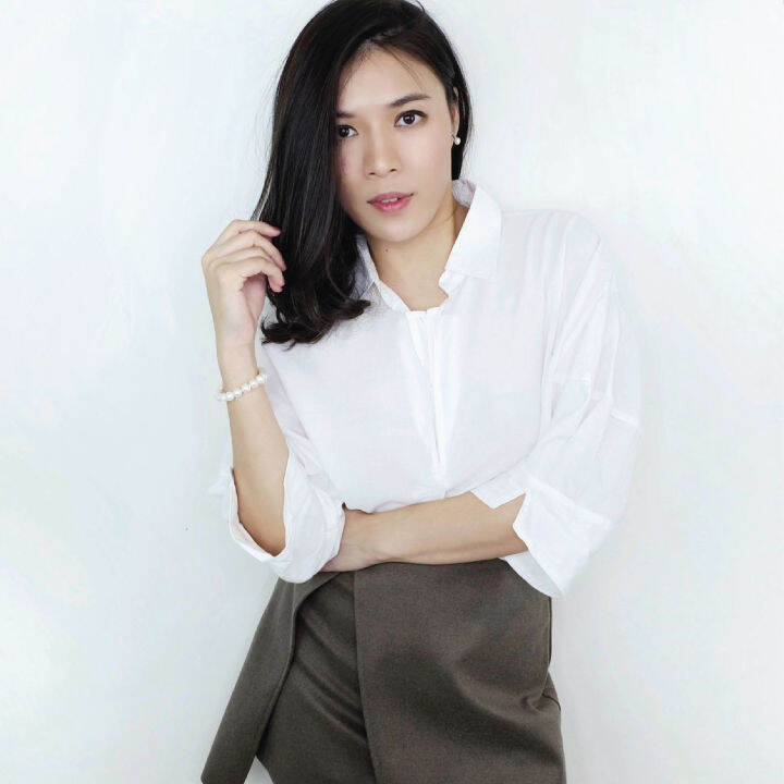 RAVIPA Selection - Beach Calling Shirt - เสื้อเชิ้ตแขนสามส่วน แขนยาว เสื้อผ้า เสื้อผ้าผู้หญิง ...