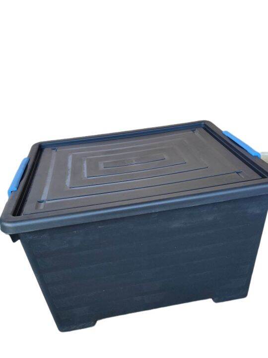 STORAGE BOX 40 LITERS HEAVY DUTY Storage Box with wheels #058 | Lazada PH