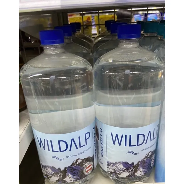 Happy moment with us 🔹 wildalp natural spring water 1.5ml น้ำแร่นำเข้า ...
