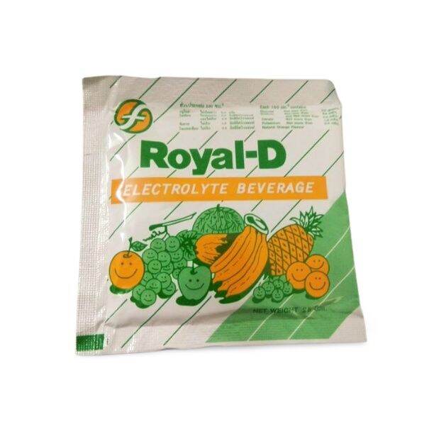 Royal-D 电解质饮料 25g 水果味Thailand Halal Royal-D Electrolyte Beverage Fruit Flavour | Lazada