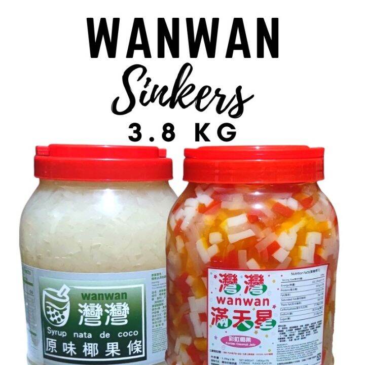 Wanwan Nata de Coco Fruit Jelly 3.8kg for Milktea Milk Tea Fruit Tea ...