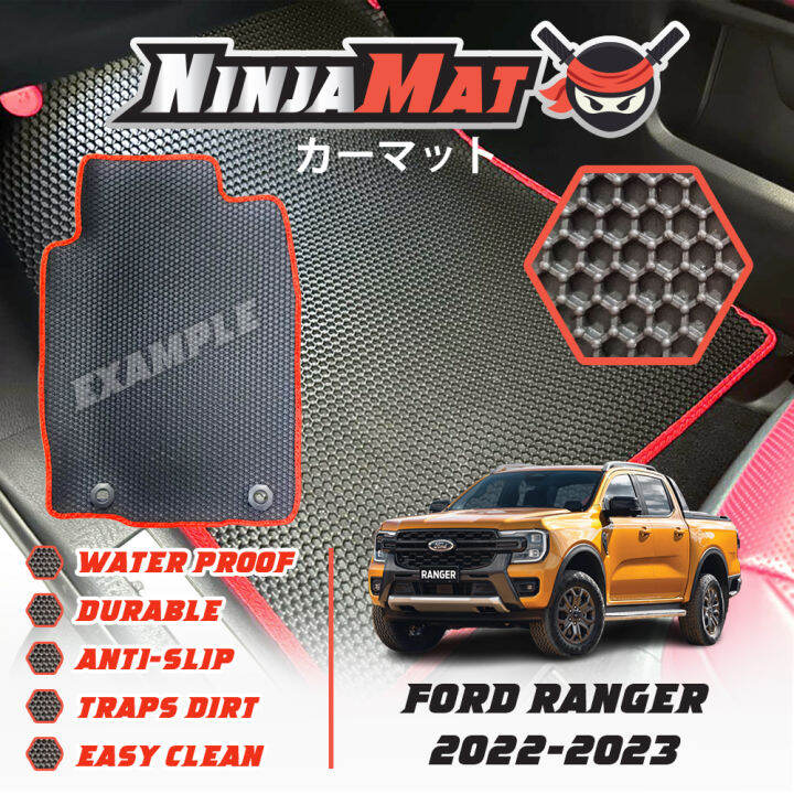 𝗡𝗶𝗻𝗷𝗮𝗠𝗮𝘁 Ford Ranger 2022-2023 T6.2 P703/T9/Raptor/Wiltrak Car Floor ...