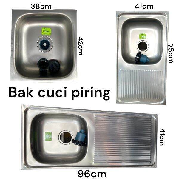 BAK CUCI PIRING STAINLESS / BCP / BAK CUCI PRING / KITCHEN SINK ...