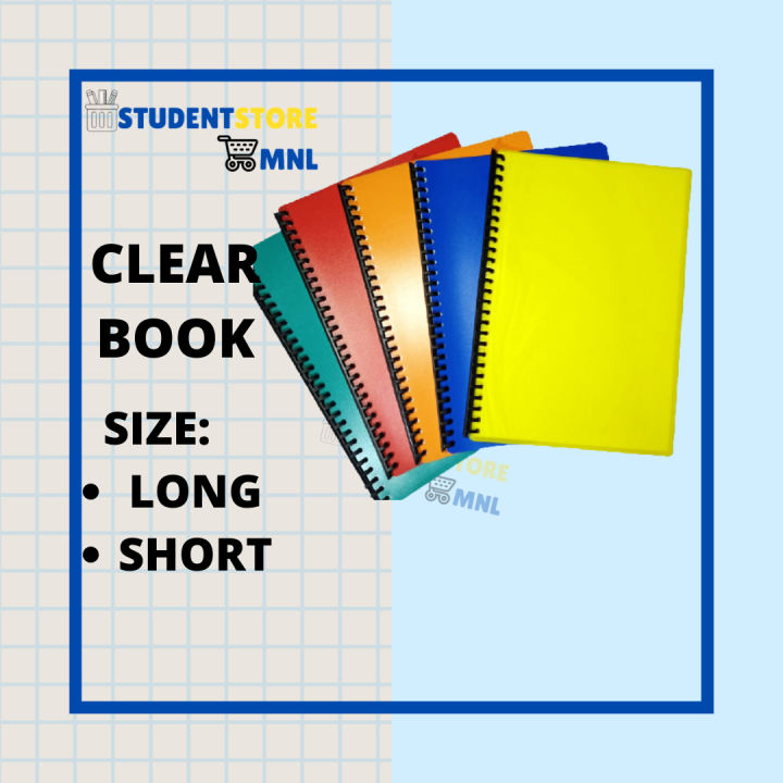 Clear Book (Refillable) - 20 Leaves | Lazada PH