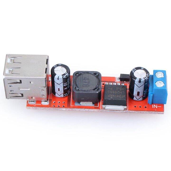 Dual USB 9V/12V/24V/36V to 5V Converter DC-DC 3A Step Down Power Module ...