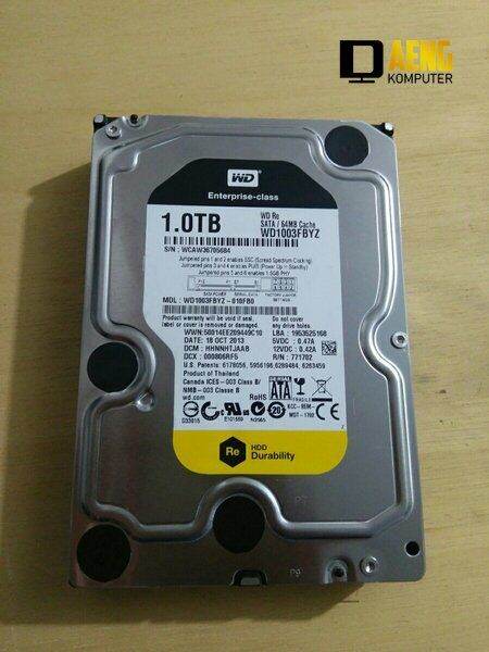 Hardisk Harddisk Hard disk Hdd PC Sata 1 TB Merk WD Black | Lazada ...