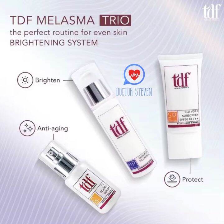(DRSTEVEN) TDF Skincare for Pigmentation (Fairence T Complex TDF C Scape Serum TDF Blu Voile ...