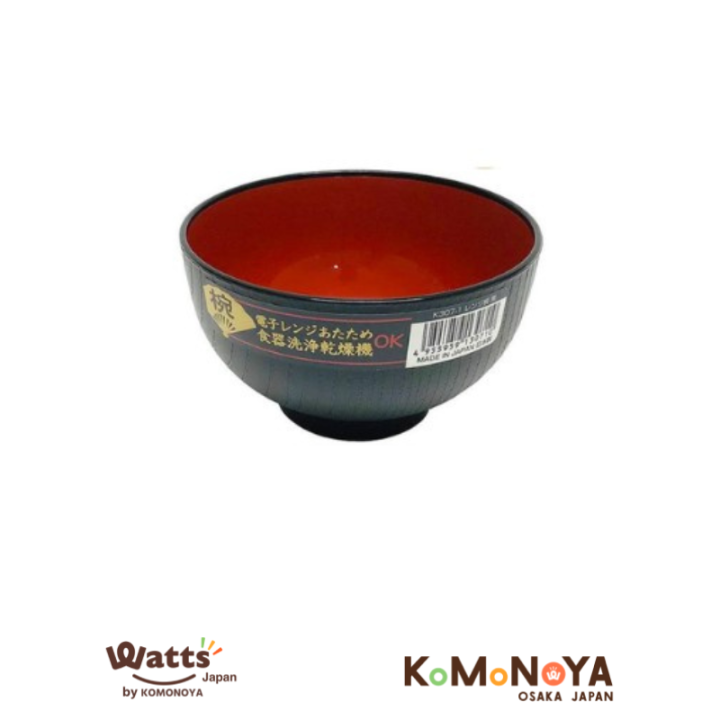 Komonoya ถ้วยญี่ปุ่นเข้าไมโครเวฟได้ ดำ | Lazada.co.th