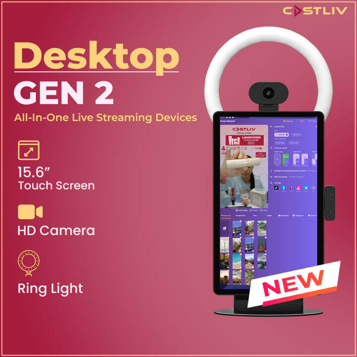 CastLiv Desktop - All In One Live Streaming Device | Lazada Indonesia
