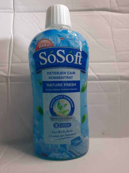 So Soft Detergent BIRU - 750 ML / Detergent Cair | Lazada Indonesia