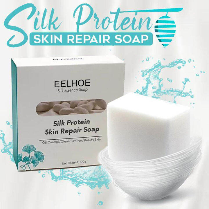 Eelhoe Silk Protein Skin Repair Soap Silk Protein Skin Repair Facial ...