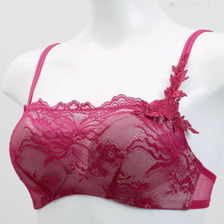 Annebra บราเสริมทรง ตะขอหลัง มีโครง เสริมฟองน้ำ Push up Mold bra Bloom Up รุ่น AB1-574 ชมพูเข้ม ...
