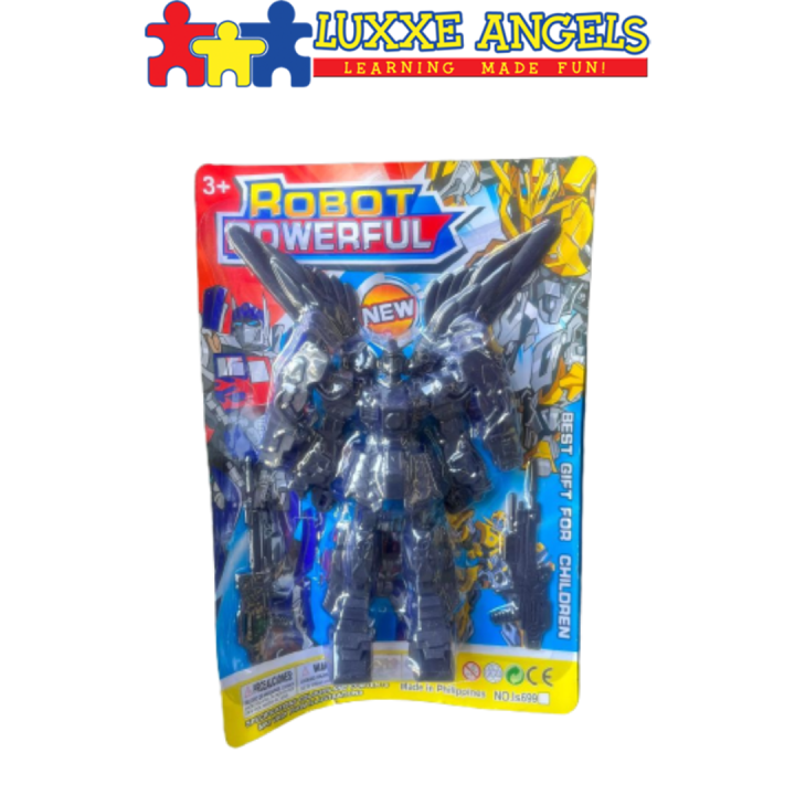 Luxxe Angels Black Robot Toy for Kids Toys for Children Robots | Lazada PH