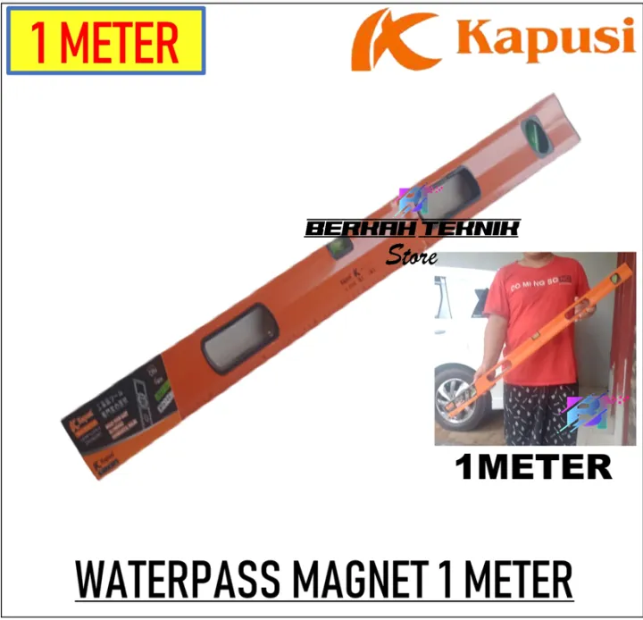 Waterpass Magnit Waterpas Magnet 1 Meter Alat Ukur Level Permukaan ...