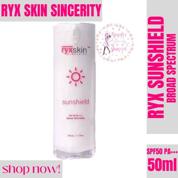 Ryx Skin Sunshield SPF 50 PA +++ 50ml BIGGER VERSION | Lazada PH