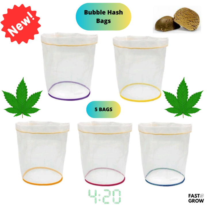 Bubble Hash Bags Iceolator Extractor Premium Quality Full All Mesh Bags ...