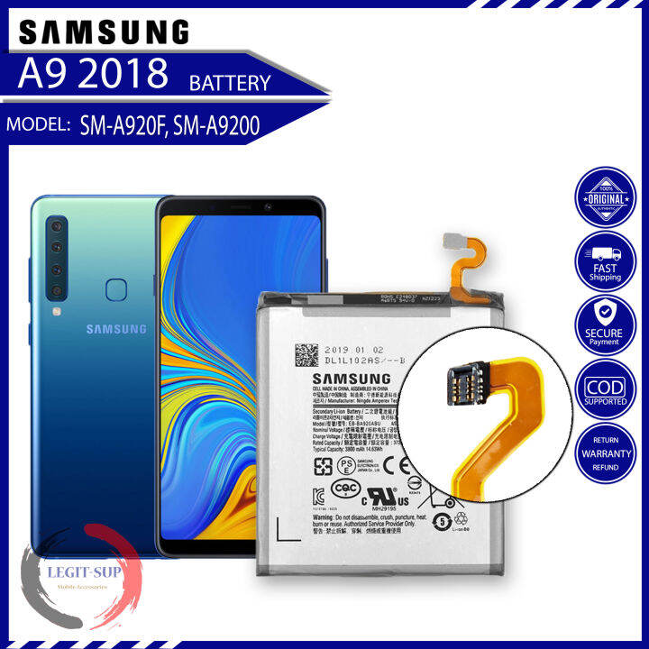 Samsung Galaxy A9, A9s 2018 SM-A9200 A9200 Battery, Model: EB-BA920ABU 3800mAh (Original ...