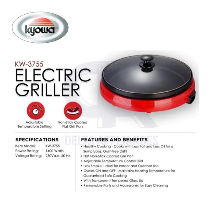 Kyowa KW-3755 Electric Griller | Lazada PH