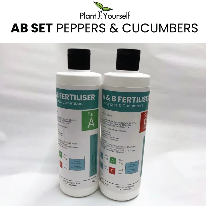 A&B Fertiliser for Peppers and Cucumbers (Set A 45g + Set B 45g) | Lazada