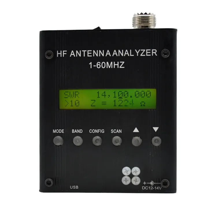 Original MR300 Digital Shortwave Antenna Analyzer Meter Tester 1-60M ...
