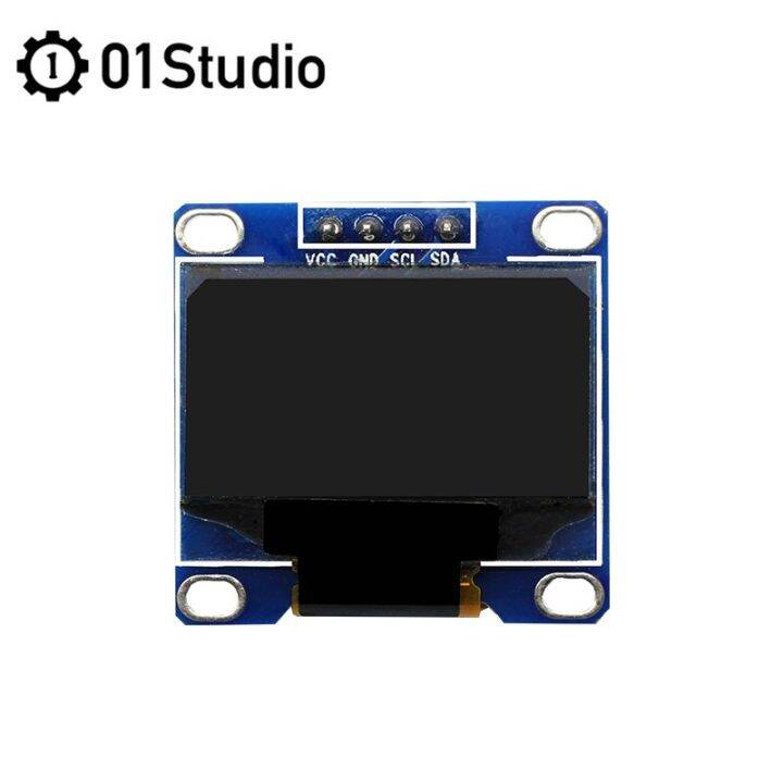 0.9นิ้วจอแสดงผล OLED สีดำและสีขาว I2C อินเทอร์เฟซ-Pyboard/MicroPython ...