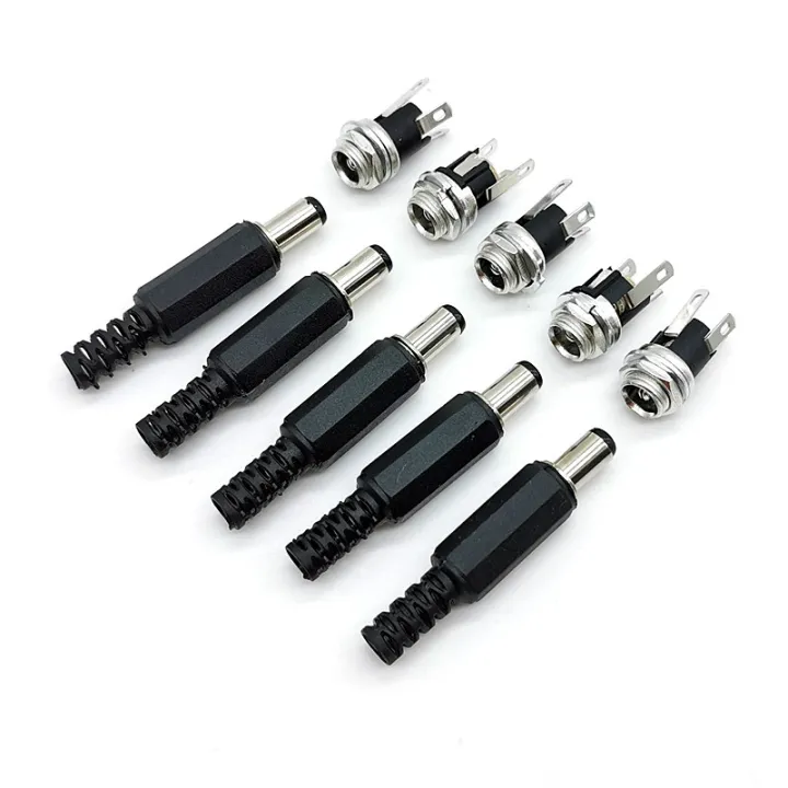 5.5mmx2.5mm 5.5x2.5mm DC Power Supply Plug Connector DC025M Female ...