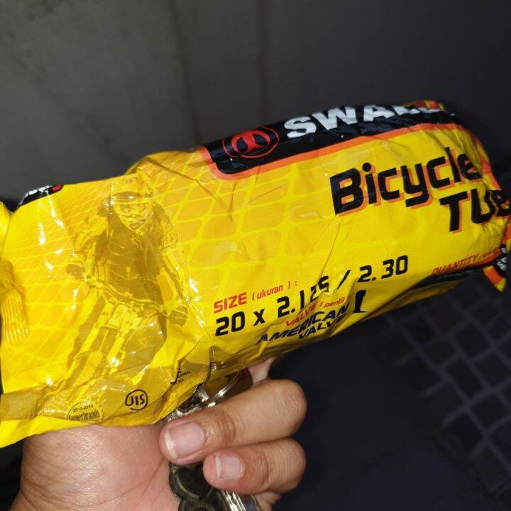 Ban Dalam sepeda ukuran 20x1.75 20x2.30 20 x 1.75 2.125 2.30 BMX lipat minion Pentil AV Panjang ...