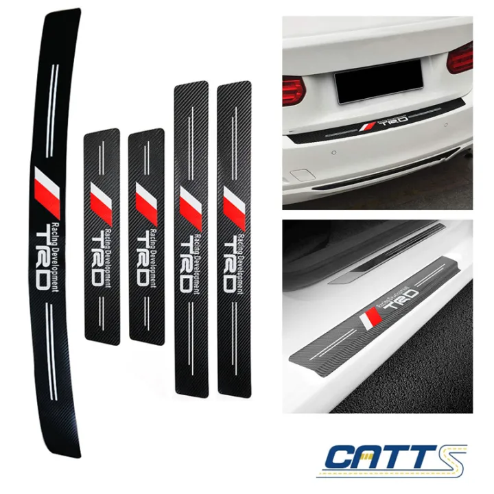 Toyota Car Sticker Car Trunk Rear Bumper Protector Car Door Pedal ...