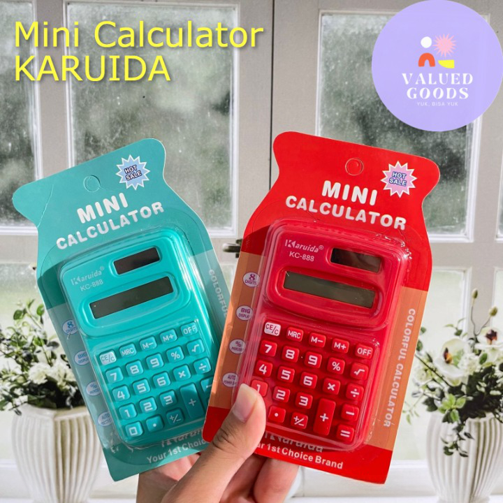 Kalkulator Karuida Sekolah Dagang Mini 12 digit - K 888 - calculator ...