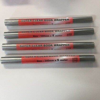 Clear Book & Emboss Book Cover/Pembalut Buku/ Book Wrapper | Lazada