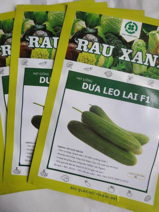 Combo 10 gói Hạt giống DƯA LEO LAI F1 - gói 1 gram | Lazada.vn