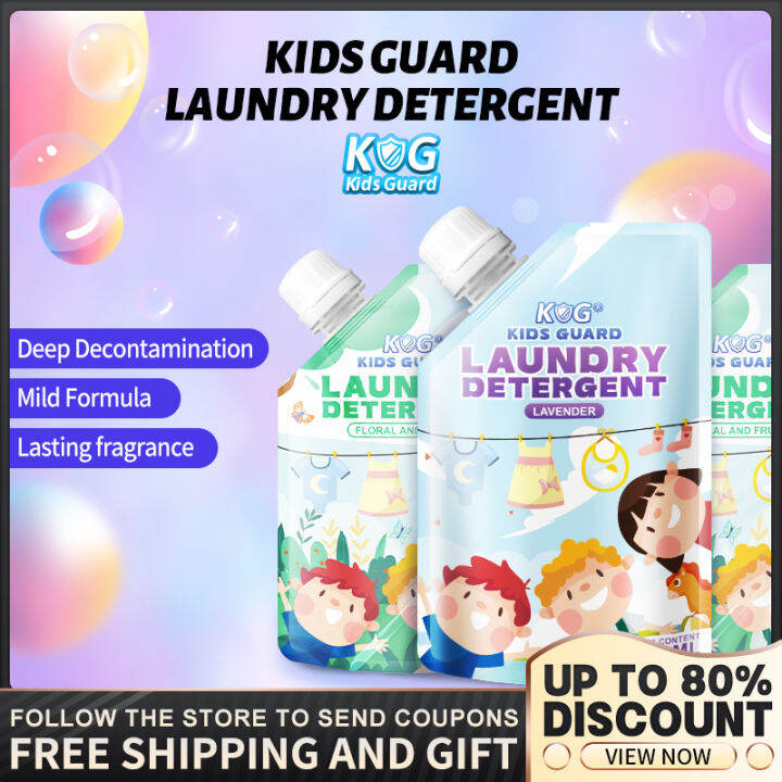 Kids Guard Baby Laundry Detergent 500ML Plant Essence Detergent Nature ...