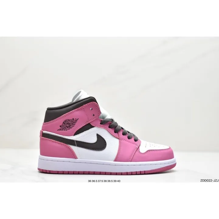 2022 NICE A J 1 MID CUT แฟชั่นสบายทุกการแข่งขันรองเท้าบาสเก็ตบอลสีแดงสี ...
