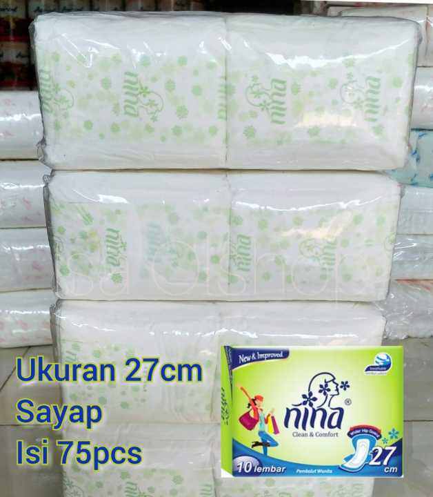 Pembalut NINA 27 cm isi 75 | Lazada Indonesia