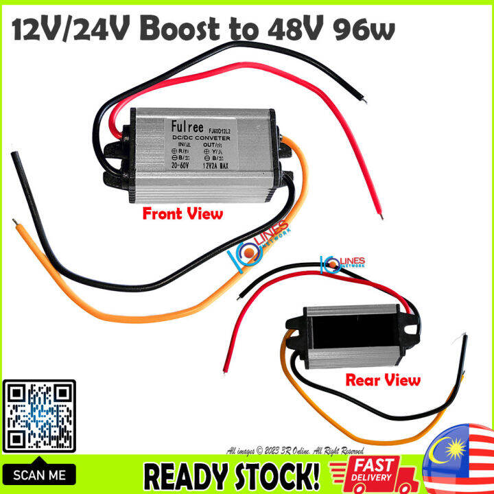 36V 48V 24V 18V 60V to 12V 2A 24w DC Buck converter step down Sealed Solar Car | Lazada
