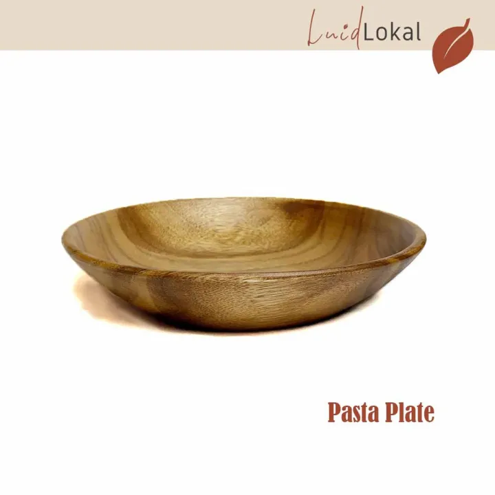 Luid Lokal Pasta Plate Acacia Wood | Lazada PH